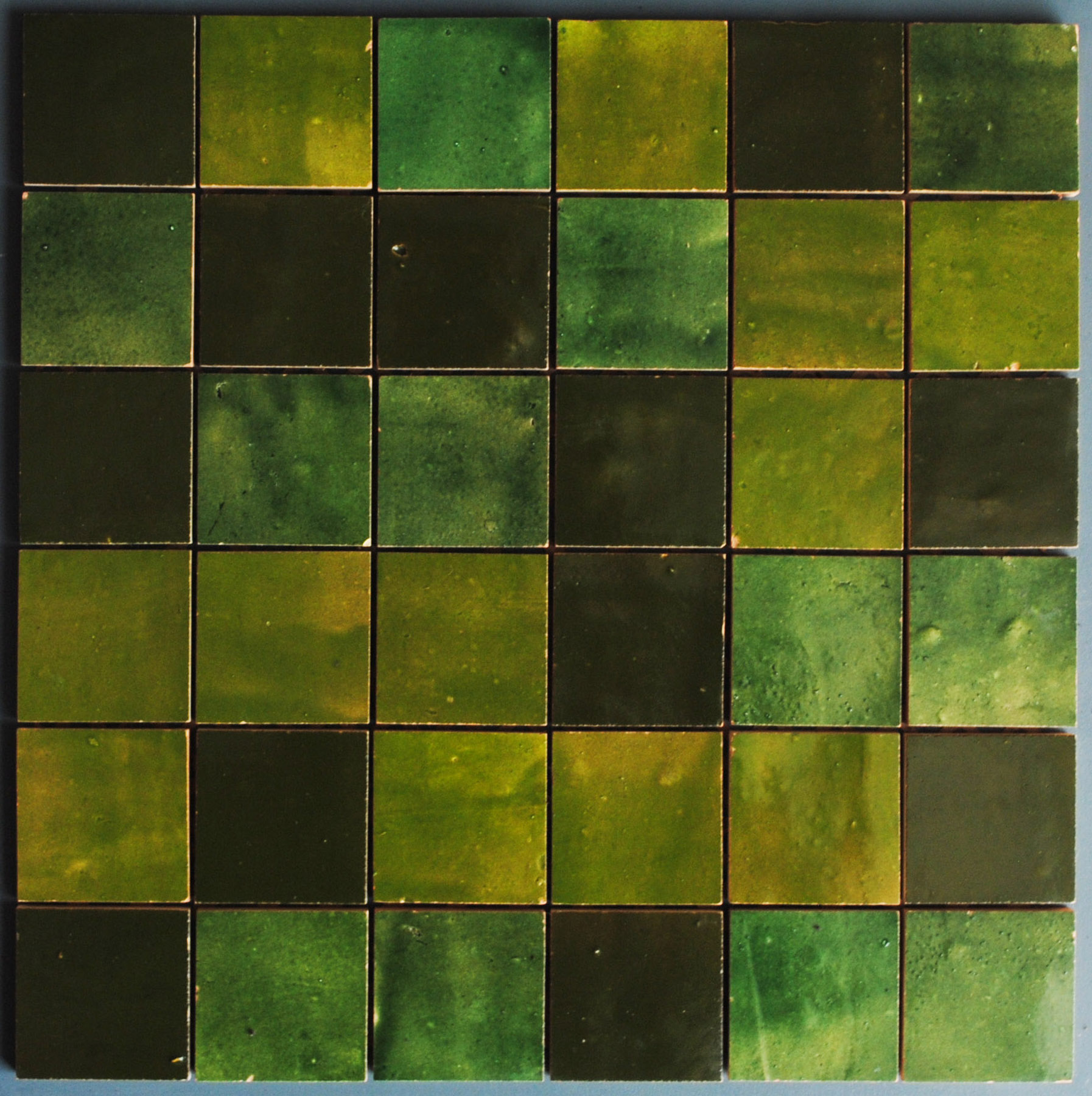 Zellige vert babylone - Provence Matériaux Anciens